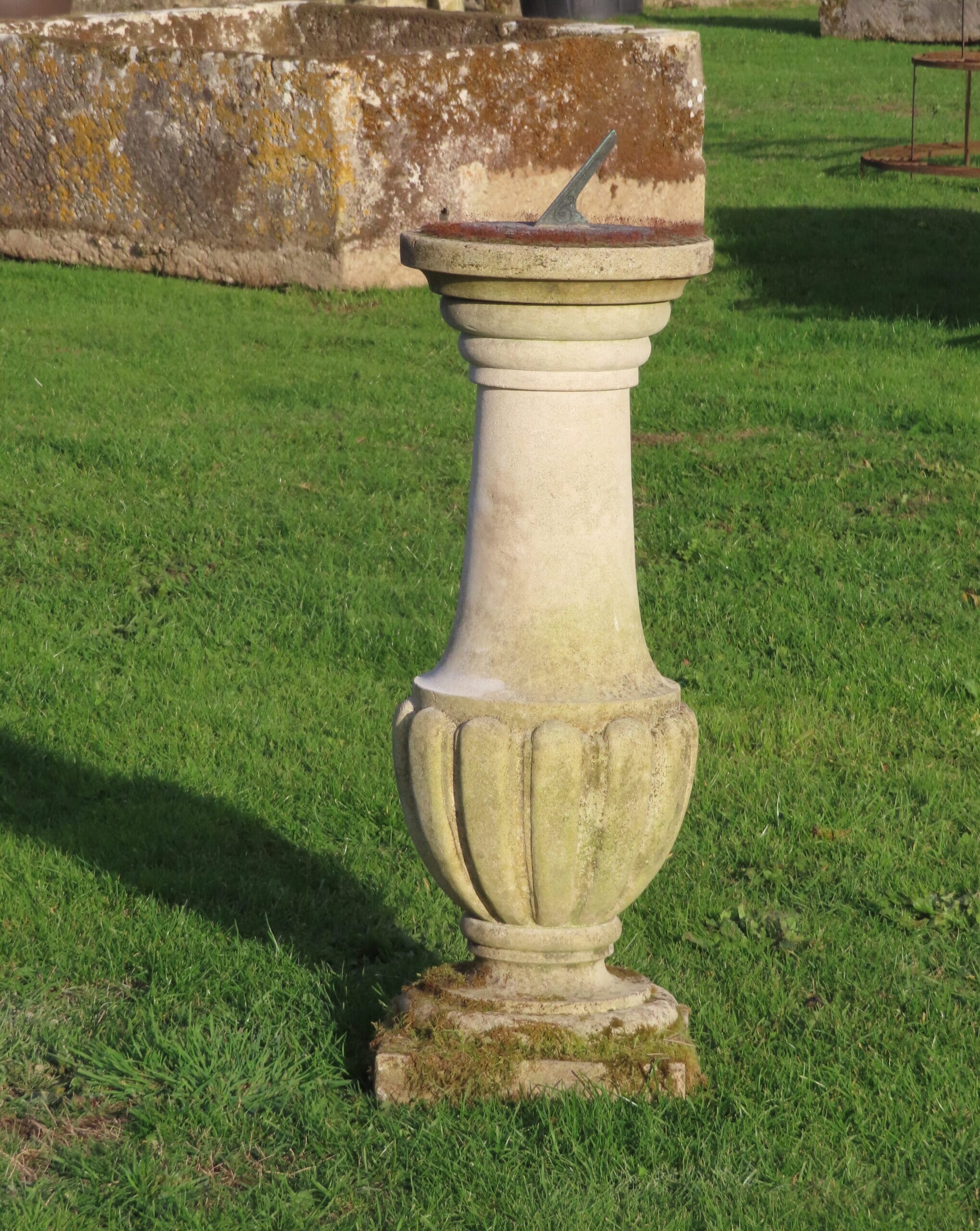 Antique stone birdbath | Lichen Garden Antiques